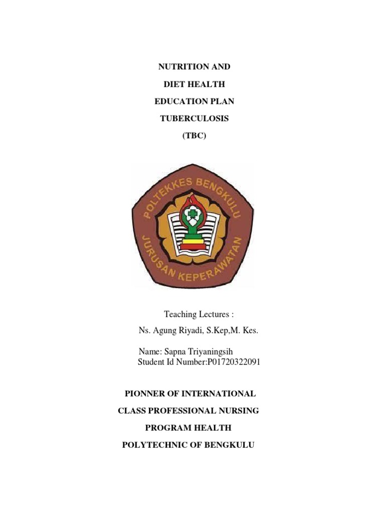 Sapna Triyaningsih - Nutrition and Diet Health Education Plan ...