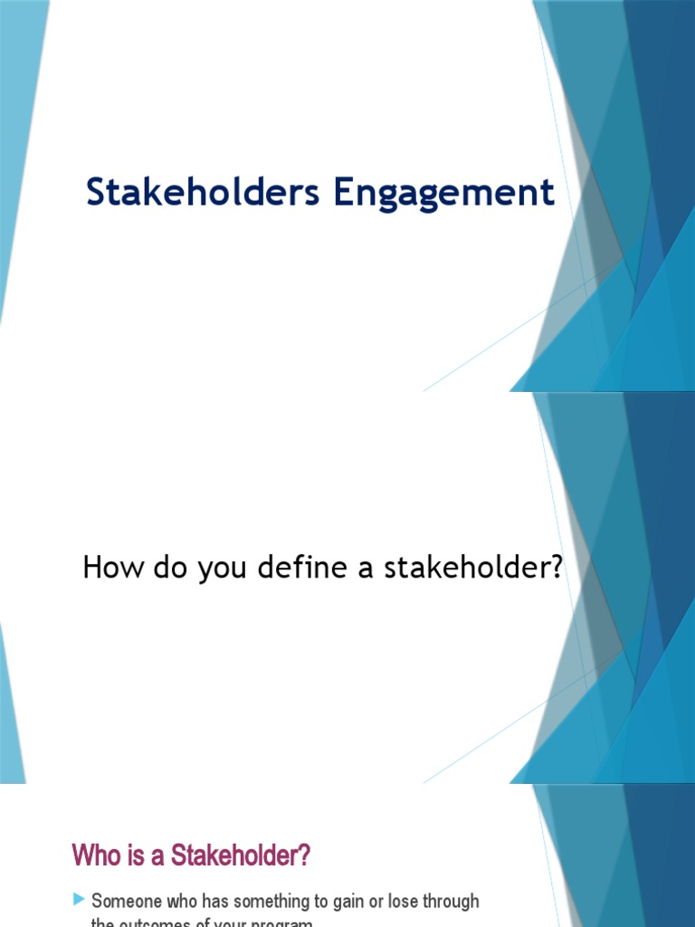 Stakeholder Engagement | Download Free PDF | Stakeholder (Corporate ...