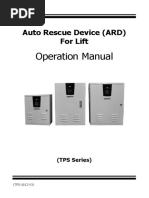 ARD Elevator Rescue Device Manual | PDF | Power Inverter | Elevator