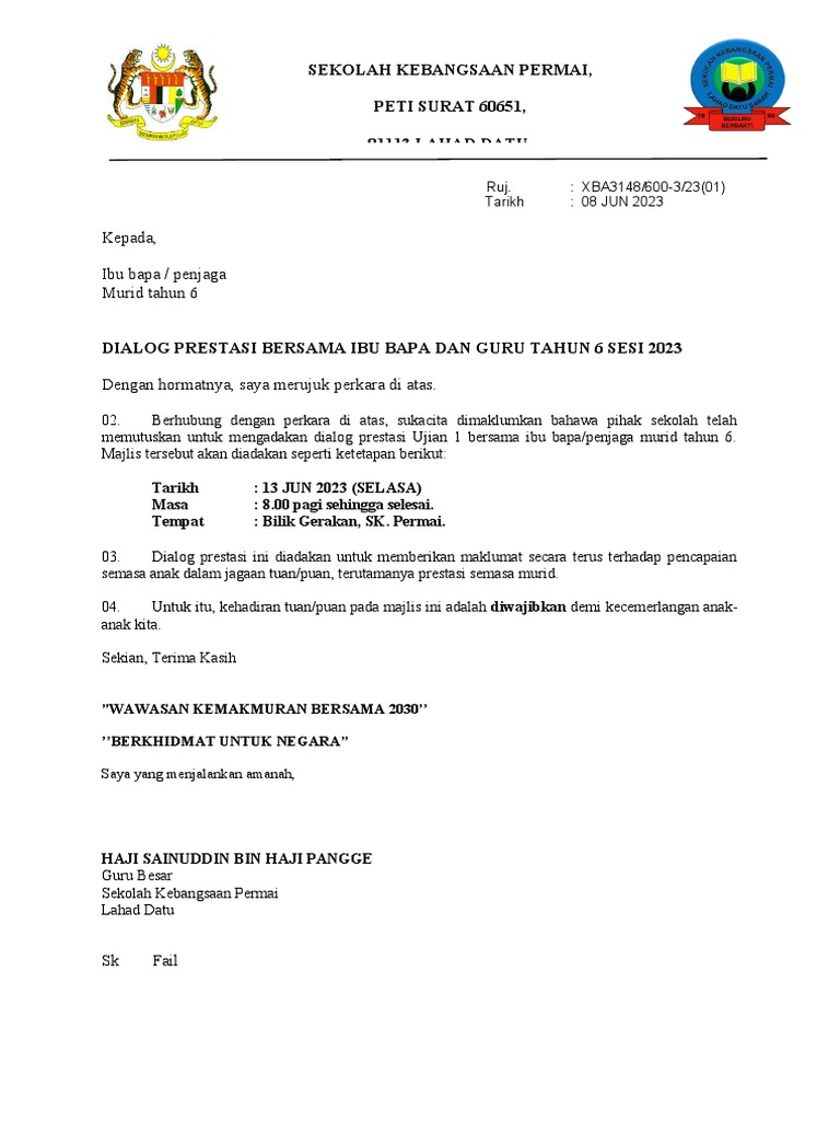 Surat Jemputan | PDF