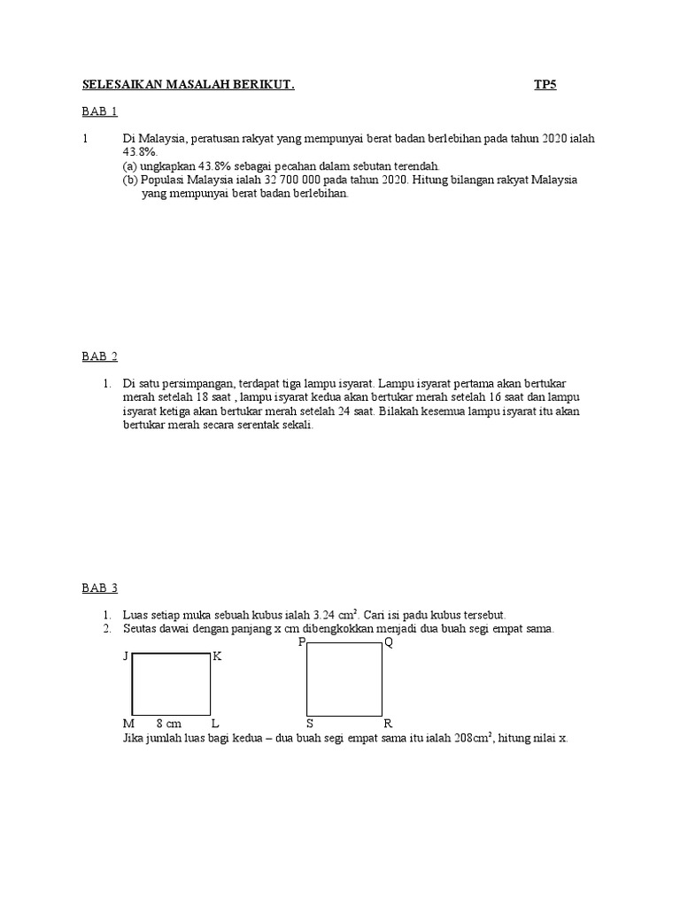 Selesaikan Masalah Berikut TP5 | PDF