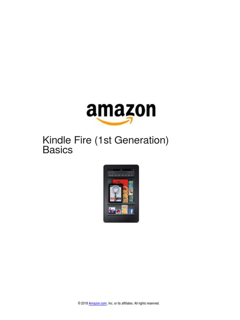 Kindle Fire 1st Generation Basics PDF | PDF | Amazon Kindle | Computer ...