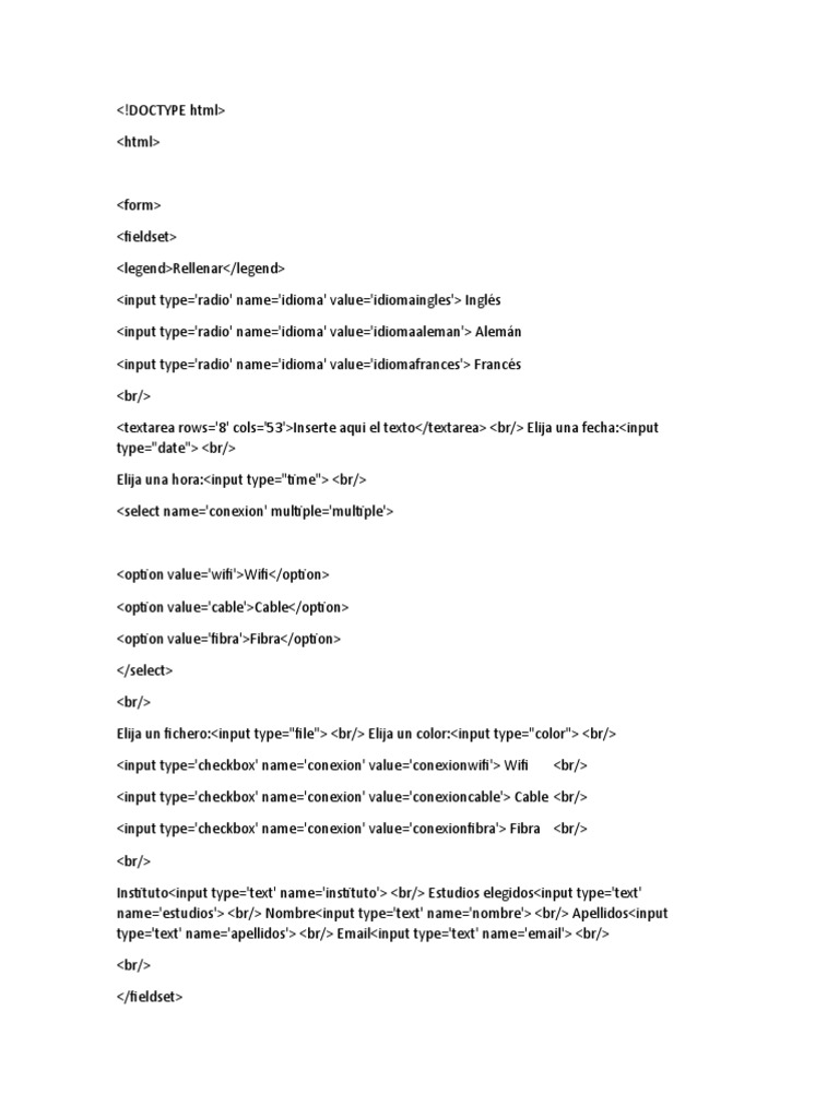 DOCTYPE Html PDF
