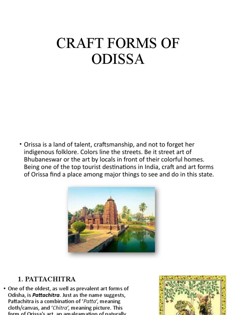 Craft Forms of Odissa | PDF