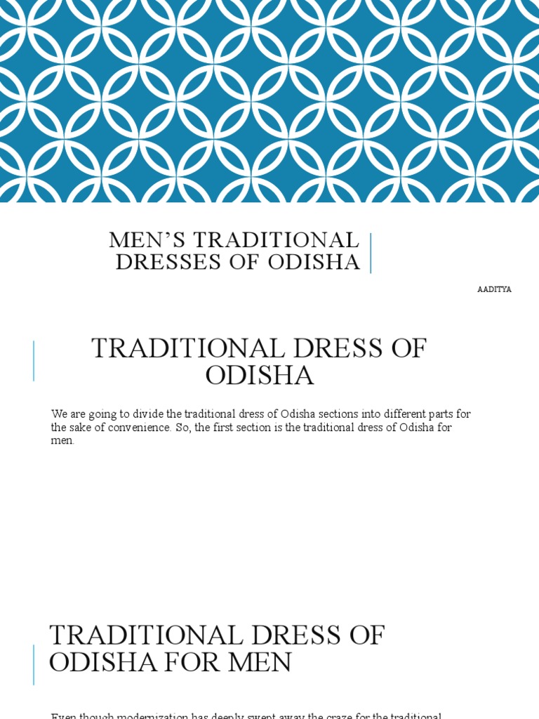 Men's Traditional Dresses of Odisha | PDF