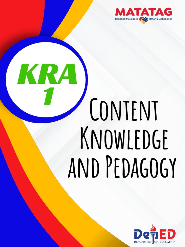 KRA 1 To 5 Cover Page | PDF | Learning | Educational Assessment