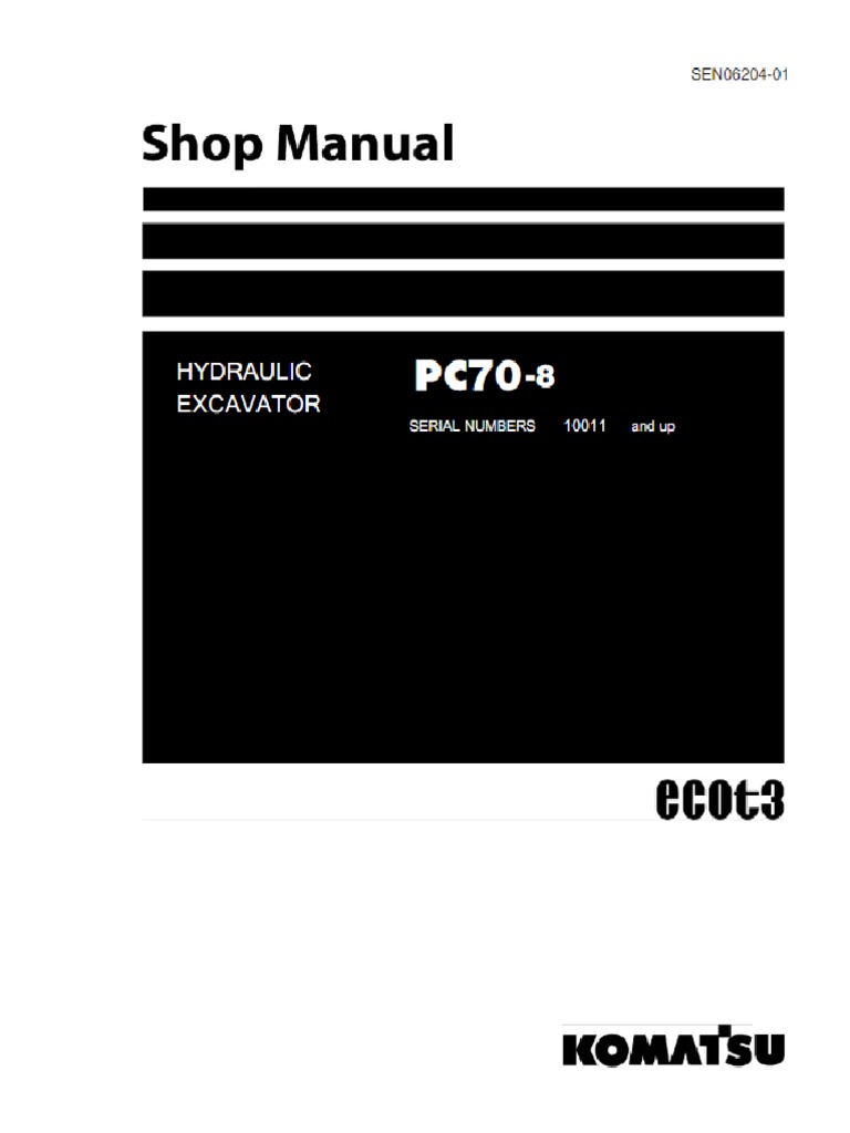 Komatsu Pc70 8 | PDF
