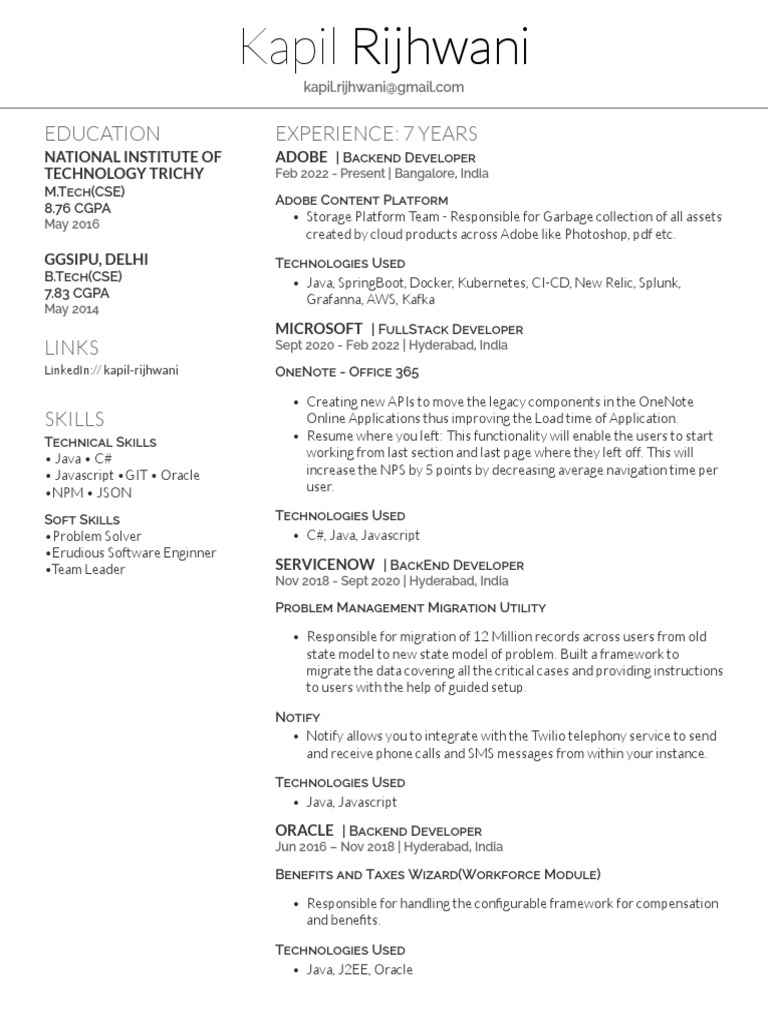 Kapil Resume | PDF | Java (Programming Language) | Java Script
