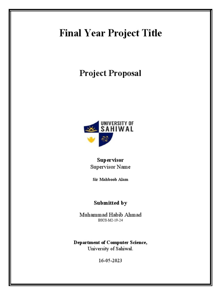 Final Year Project Title BSCS M2 19 24 | PDF | Android (Operating System) | Databases