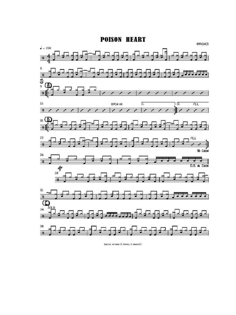 Poison Heart Ramones | PDF