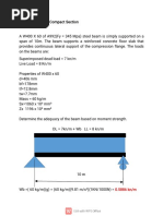 Compact vs Non-Compact Steel Sections | PDF | Materials Science ...