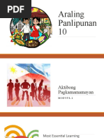 Araling Panlipunan (4th Quarter) Module 1 and 2 Grade 10 | PDF