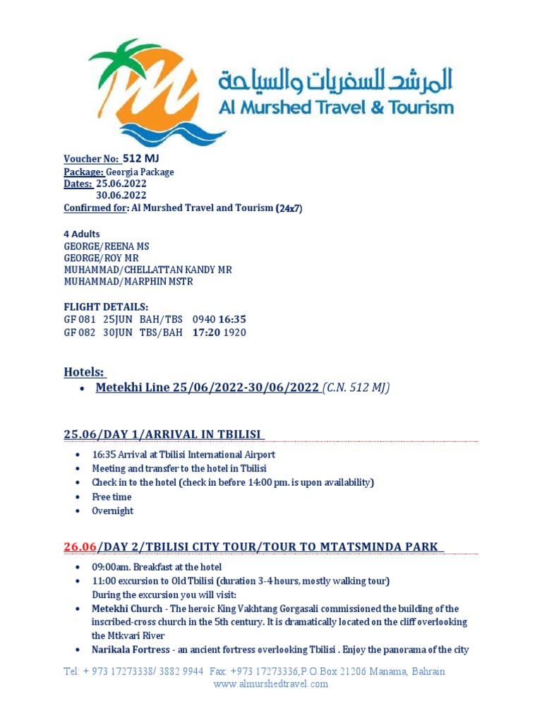 Georgia Package TSR0740828 - Voucher 512 MJ | PDF