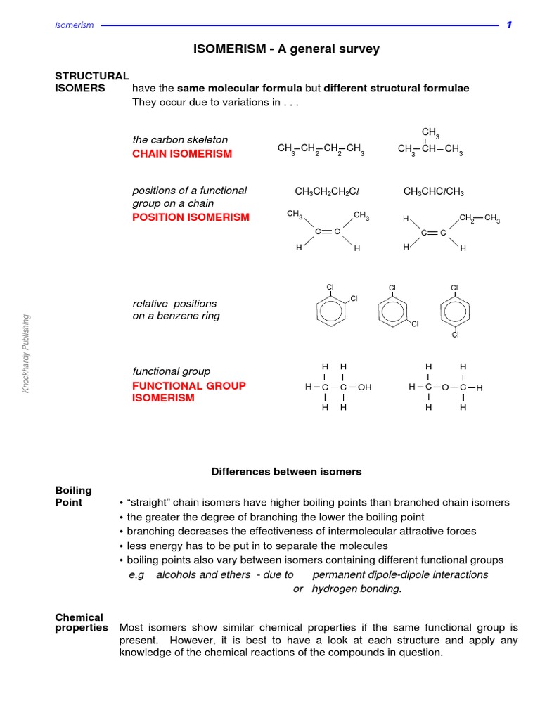 Optical Isomerism Notes | Download Free PDF | Isomer | Organic Chemistry