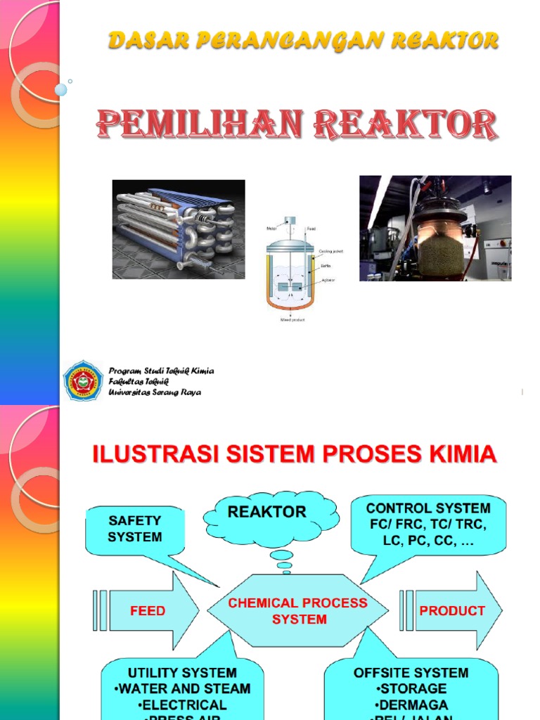 1.2 Dasar Perancangan Pemilihan Reaktor | PDF