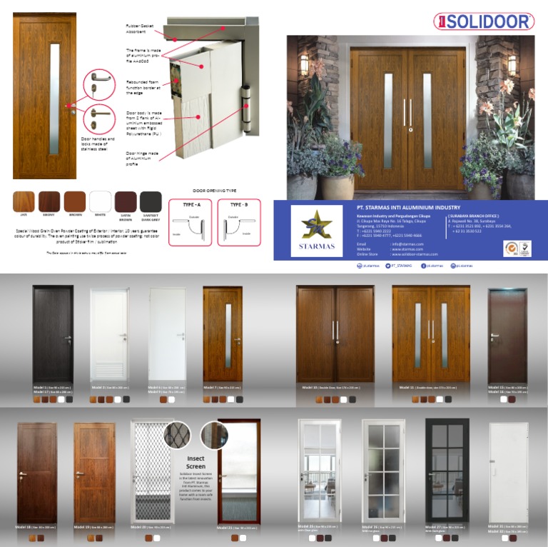 Brochure Solidoor | PDF | Door | Materials