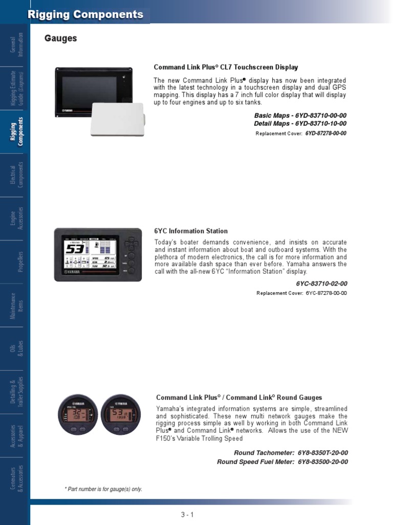 Yamaha Gauges and Gauge Kits | PDF | Instrumentation | Vehicle Technology