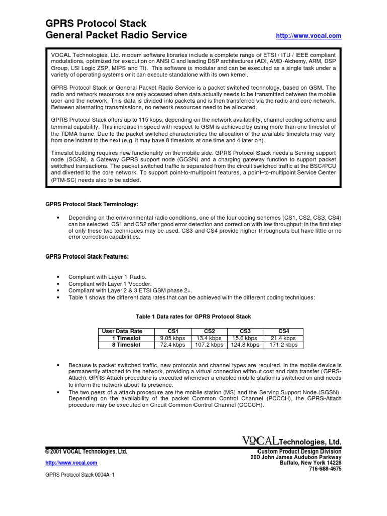 Gprs Protocol Stack | PDF | General Packet Radio Service | Gsm