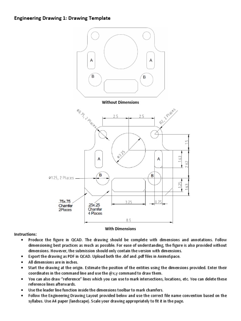 Engineering Drawing 1 | PDF