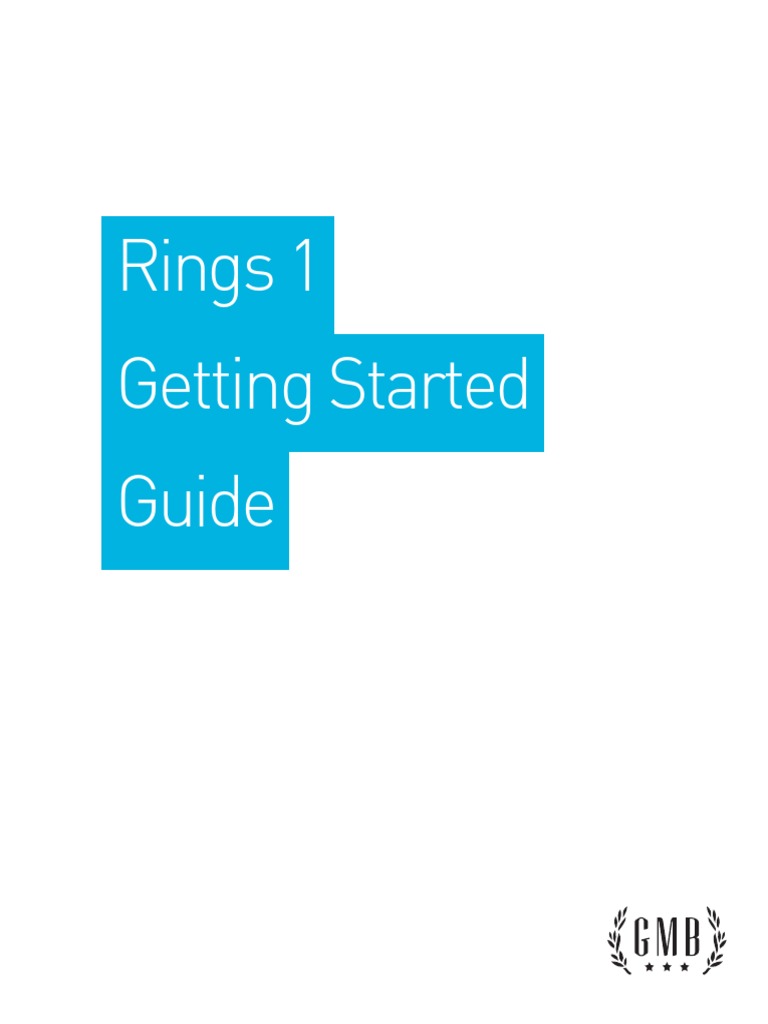 Rings 1 Getting Started Guide | PDF | User (Computing) | Login