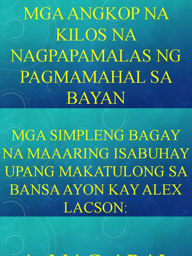 ESP 3rd Quarter Module 4 | PDF