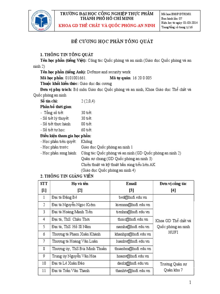 De Cuong GD Qpan 2 2 Tin Chi | PDF