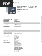 Datasheet - Easergy P5 Protection Relays - P5F30 | PDF ...