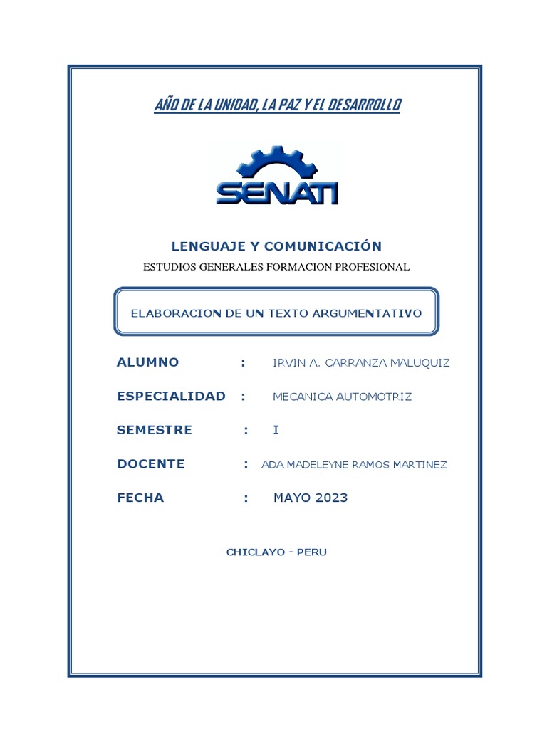 Irvin Senati | PDF | Informática