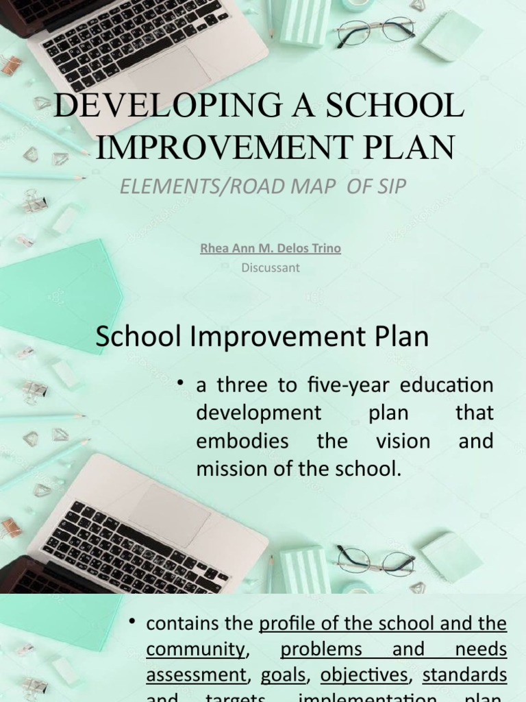 Developing a School Improvement Plan | PDF | Swot Analysis | Cognition