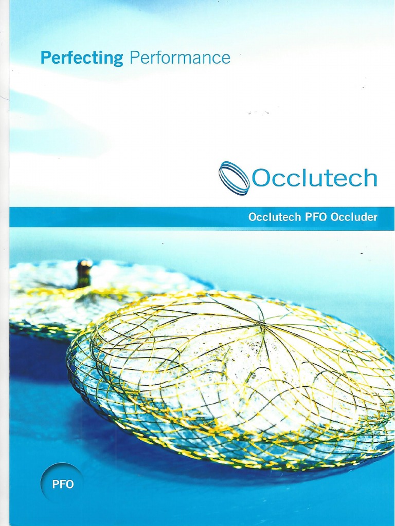 Catálogo Occlutech PFO | PDF
