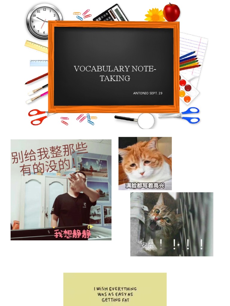 Vocabulary Note-Taking | PDF | Semantic Units | Vocabulary