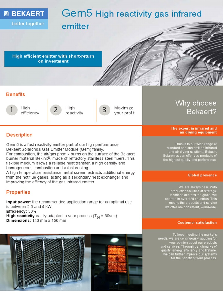 Technical Sheet Gem 5 | PDF | Gases | Metals