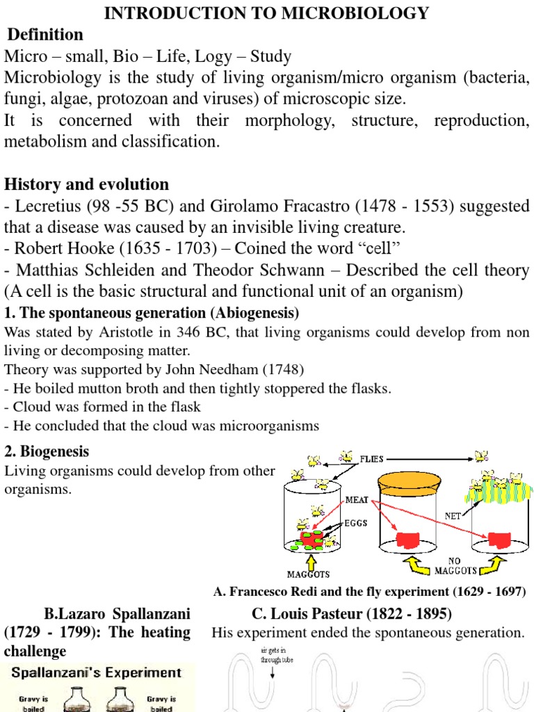 Introduction To Microbiology | PDF | Microorganism | Microbiology