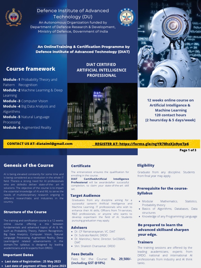 AIML Brochure B05 | PDF | Artificial Intelligence | Intelligence (AI) & Semantics