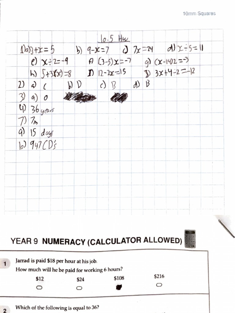 Adobe Scan 2022 Math Questions/answers | PDF | Physical Quantities ...