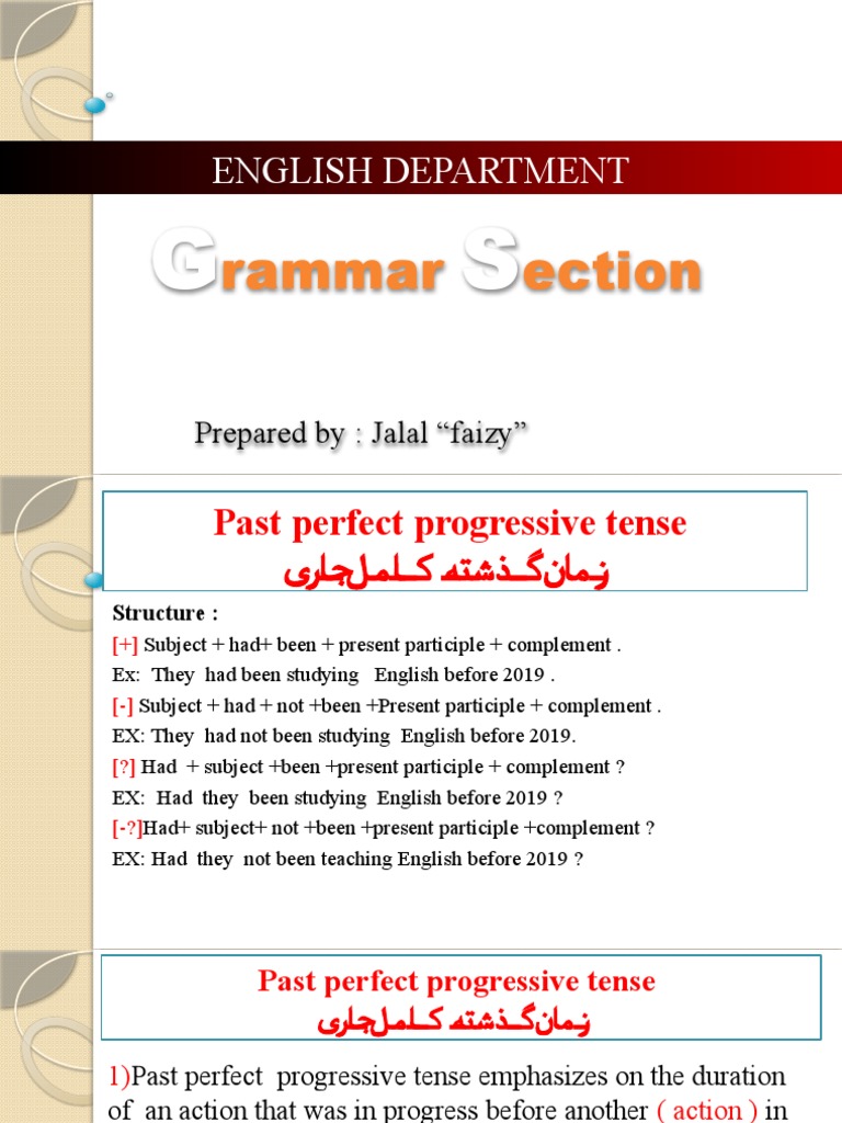 Past Progressive Tense | PDF