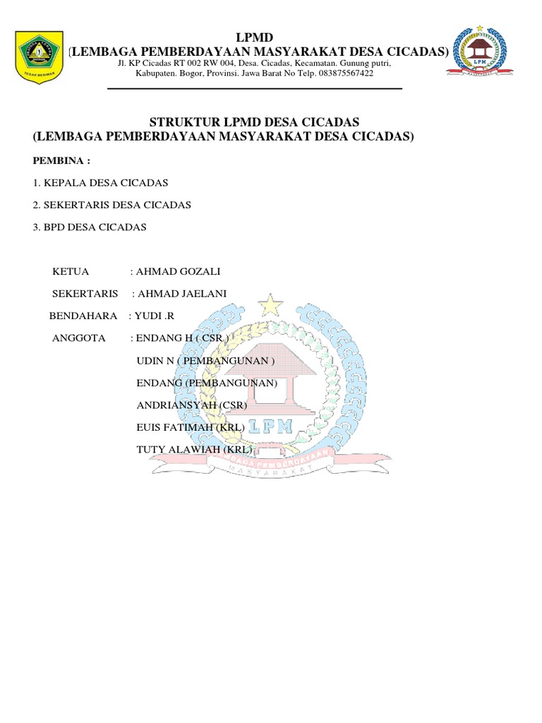 Proposal Pengajuan Pelatihan LPM | PDF