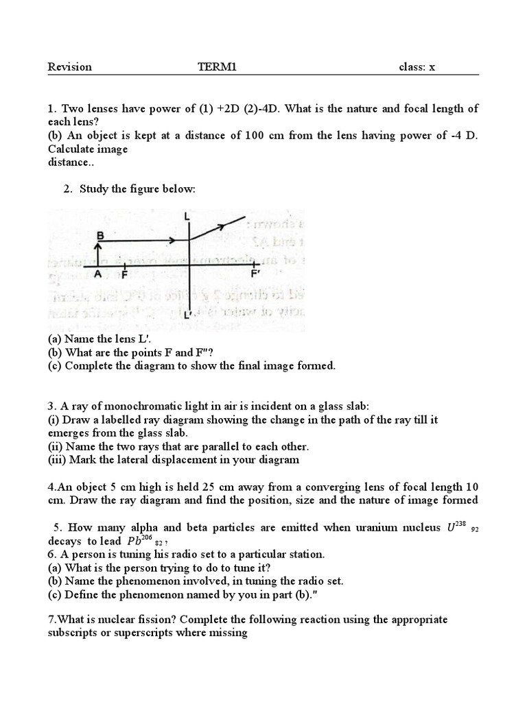 Radioactive Decay Worksheet Pdf