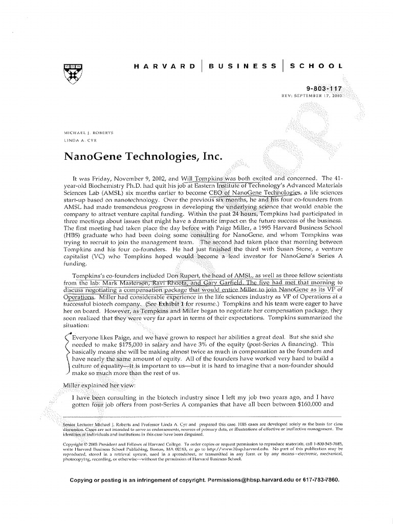 NanoGene Technologies INC | PDF
