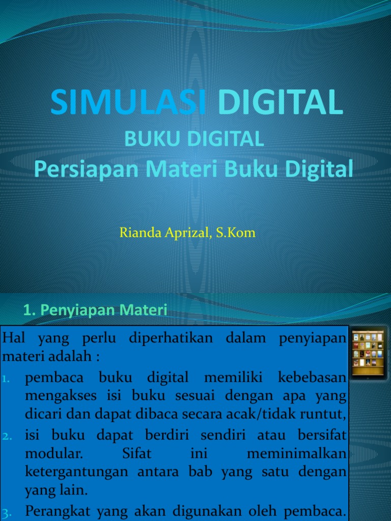 Panduan Buku Digital Interaktif | PDF