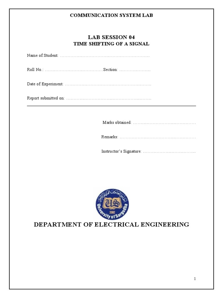 Lab Session 04 | PDF | Electronics | Electrical Engineering Lab Session 04 | PDF | Electronics | Electrical Engineering