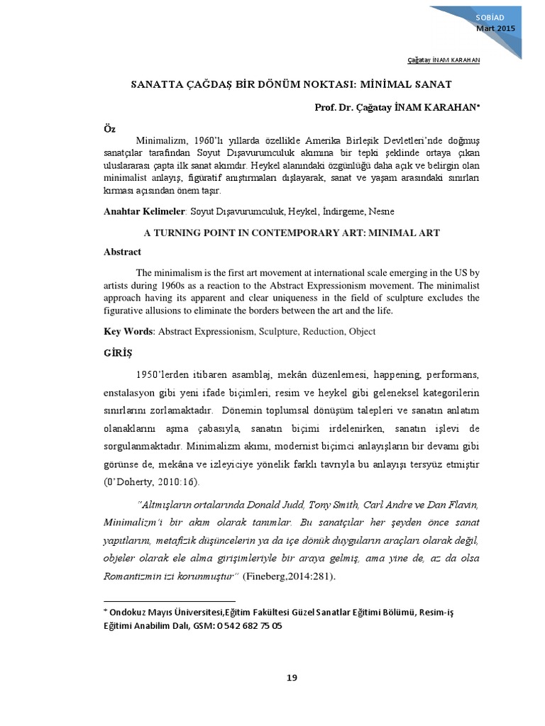 Sanatta - A - Da - B - R D - N - M Noktasi - M - N - Mal Sanat (#290000) - 273499 | PDF