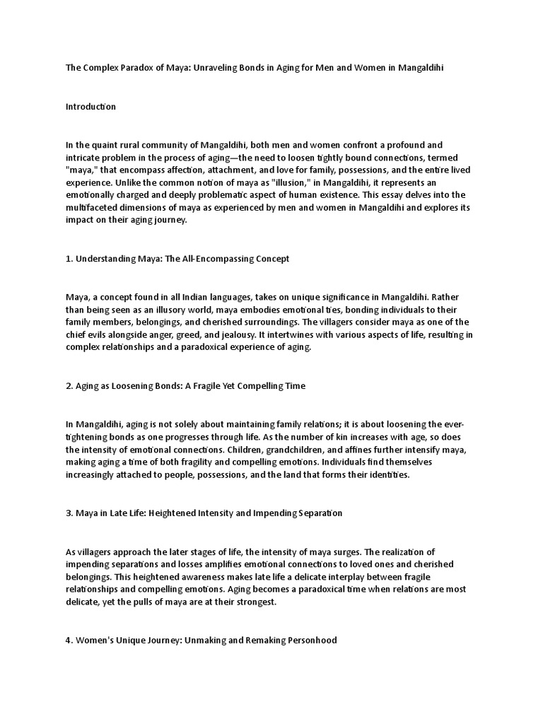 The Complex Paradox of Maya | PDF | Moksha | Psychology