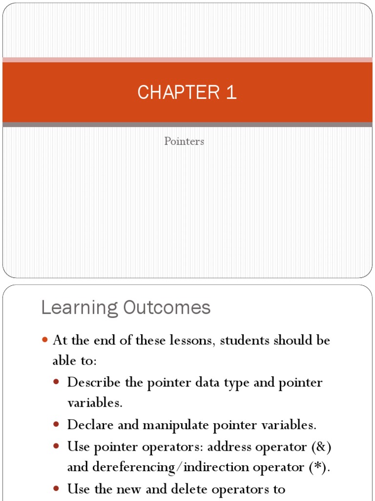 Csc404 Chapter1 Pdf Pointer Computer Programming Variable Computer Science 