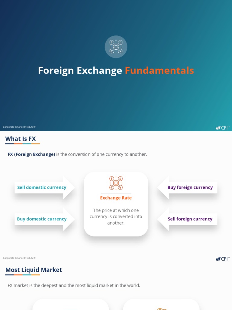 Foreign Exchange Fundamentals - Course Presentation | PDF | Foreign ...