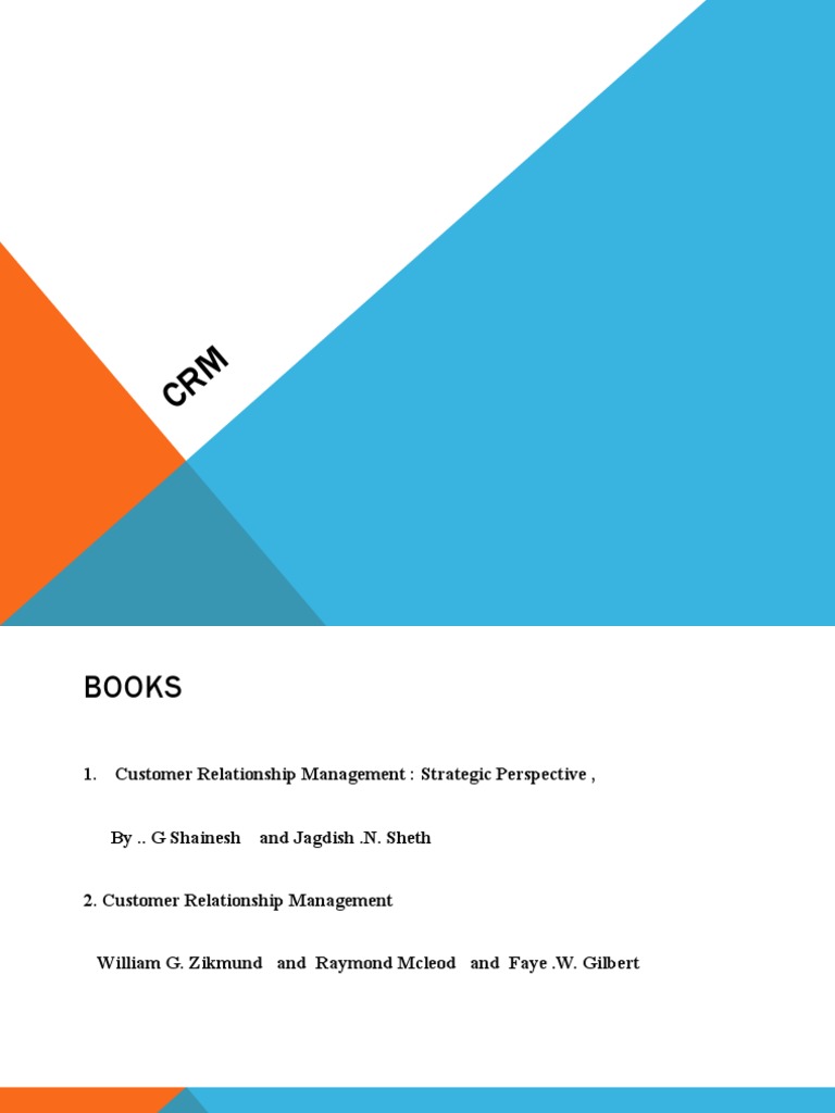 CRM PPT 1 | PDF | Customer Relationship Management | Customer Experience