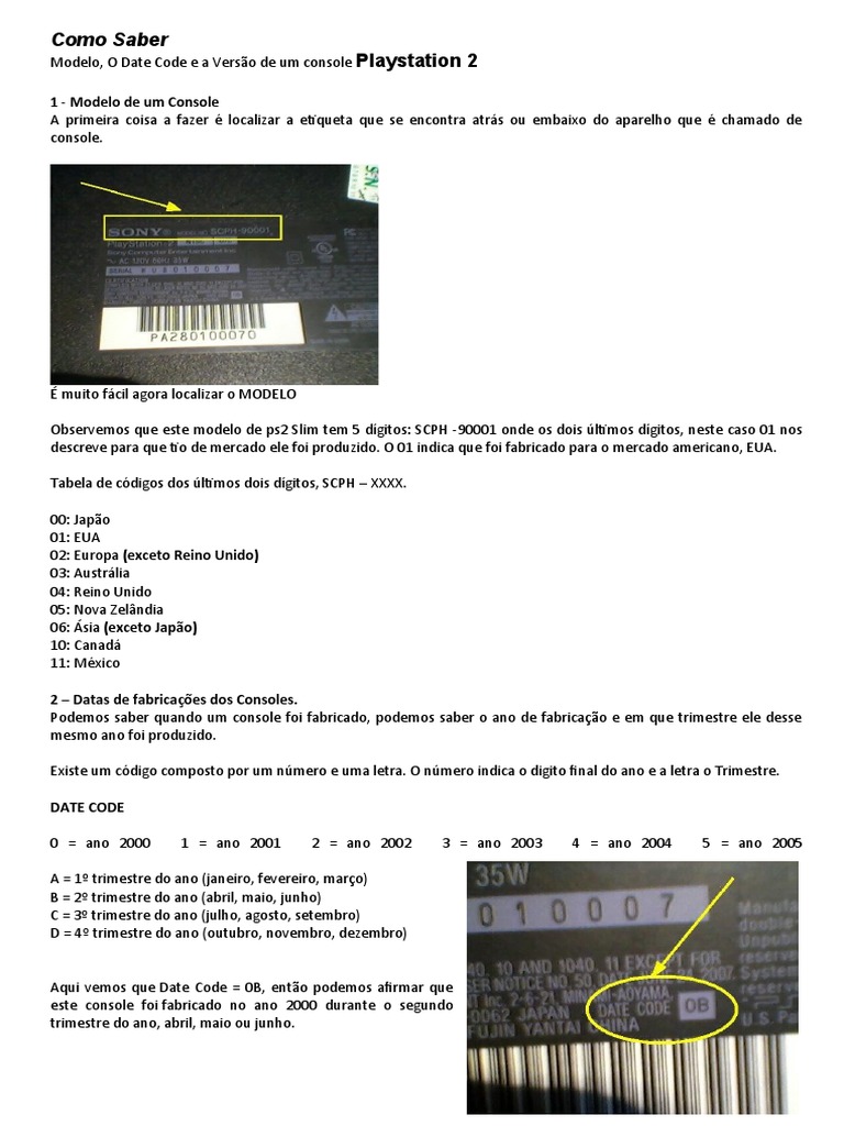 Versões Do PS2 | PDF | Engenharia Elétrica | Engenharia da Computação
