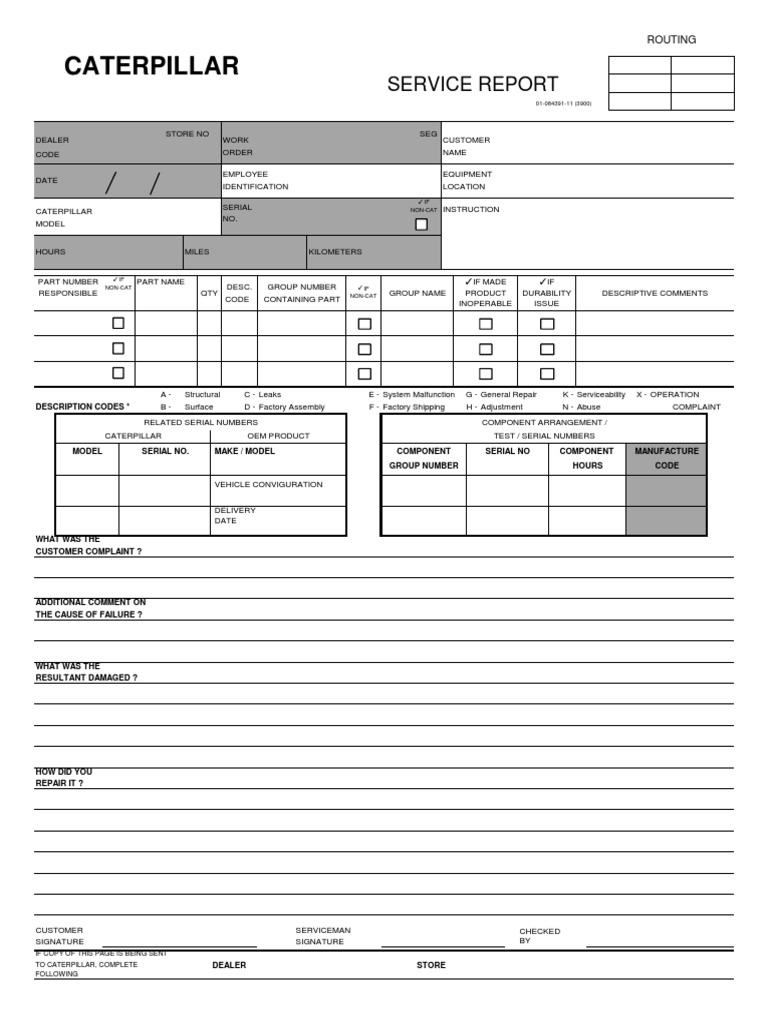 SIMS Report Form - Trakindo Version | PDF | Motor Vehicle | Vehicles