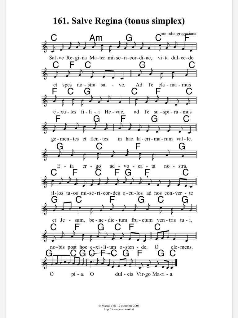 Salve Regina | PDF