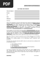 Letter of Intent (LOI) and Letter of Acceptance (LOA) in Contracts ...